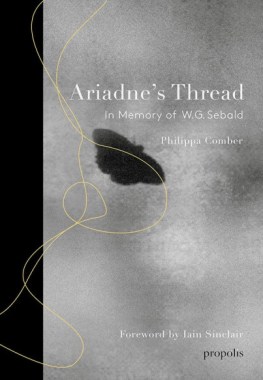 W G Sebald -writing prompt | Acacia Publications