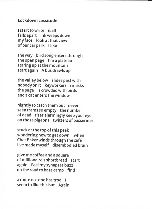 Lockdown Latitudes – poems | Acacia Publications